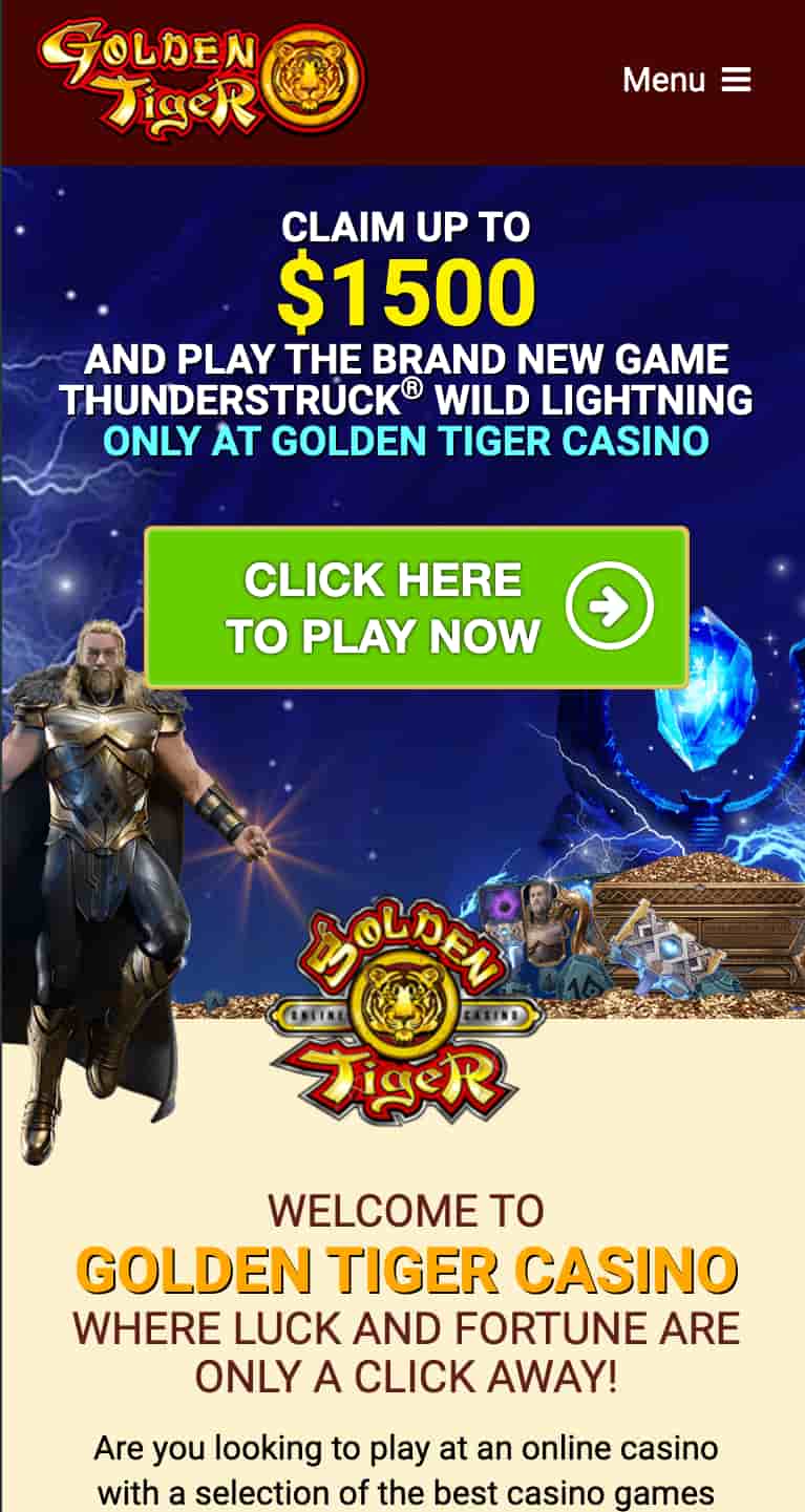 Golden Tiger Casino (En Français) En Ligne au Canada